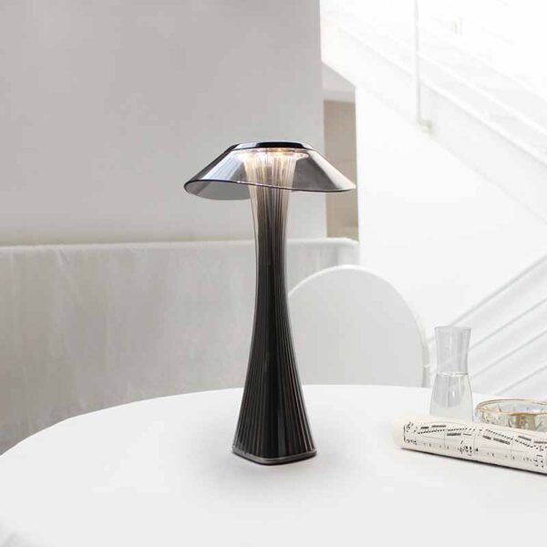 Rechargable table lamp for bars, restaurants with USB