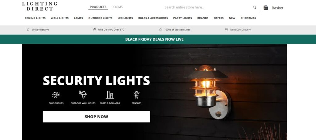 Best 50 Lighting Companies in UK | Zanfi Lighting