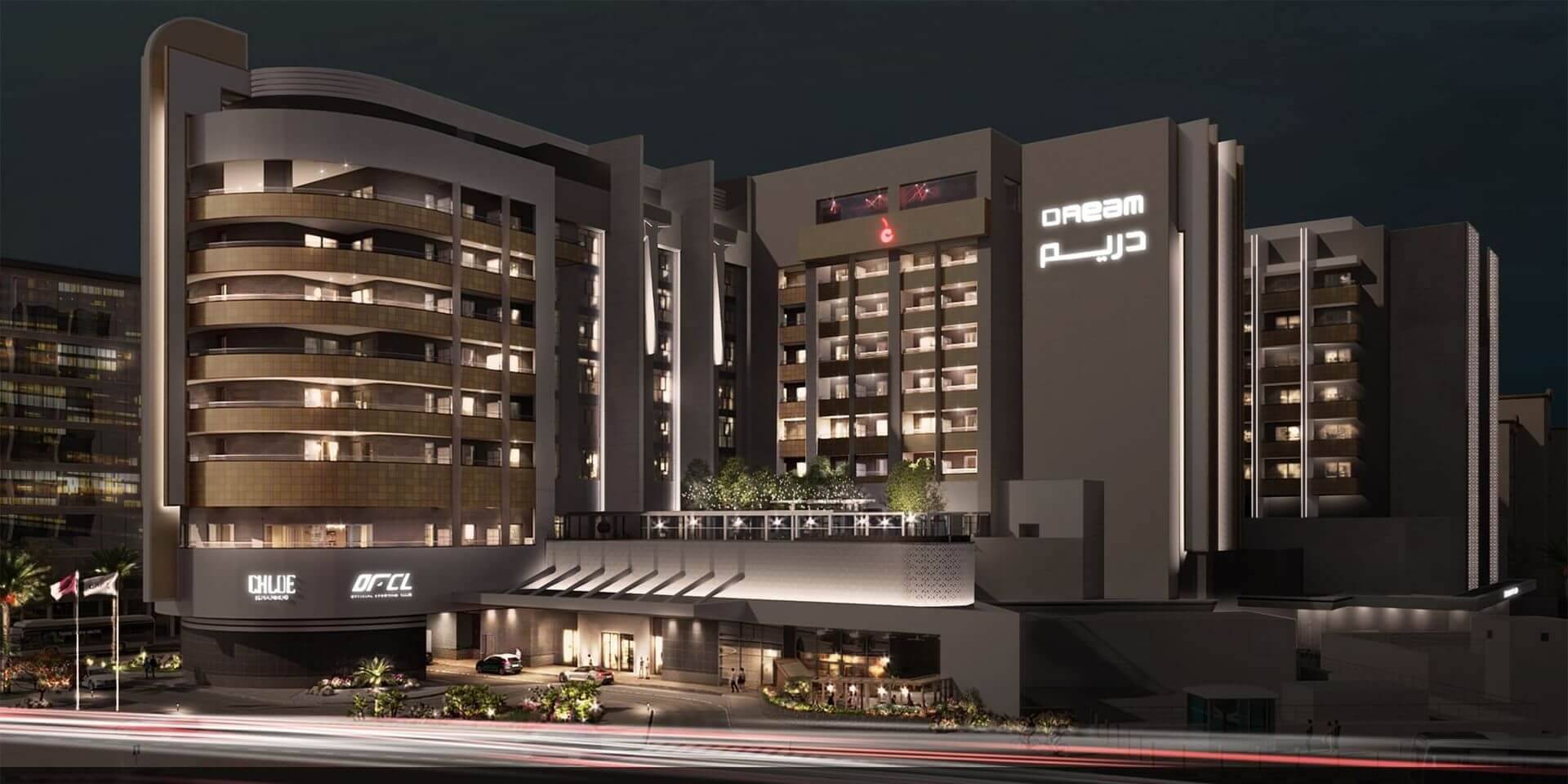 Dream hotel Doha, Qatar | Zanfi Modern Lighting